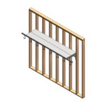 Wall Mount Bracket For Unistrut Sliding Bike Storage Rack - Shop Gear ...