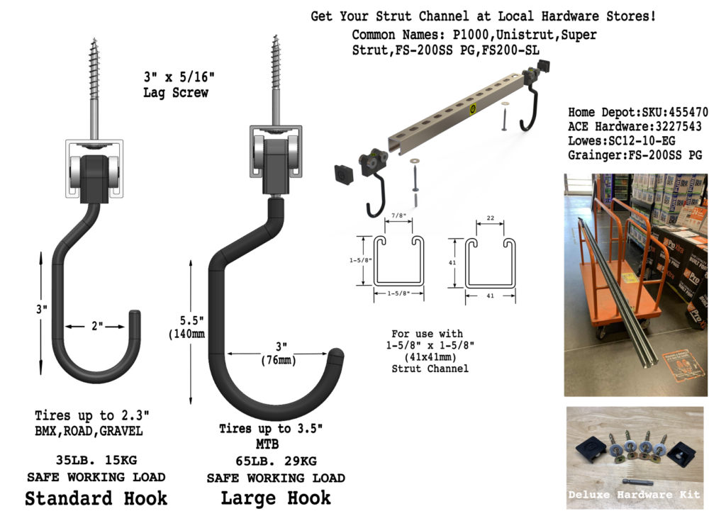 Sliding Bike Storage Rack - Shop Gear-blocks