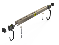 About the ultimate Unistrut sliding hook bike storage rack - Shop Gear ...