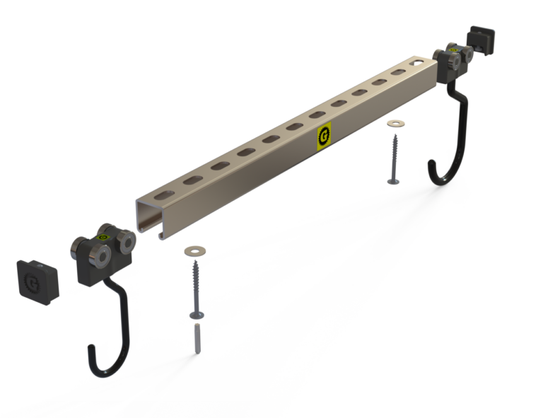 About the ultimate Unistrut sliding hook bike storage rack - Shop Gear ...